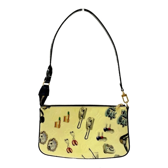 Louis Vuitton | Bags | Louis Vuitton Vernis Accessoire Sticker White ...